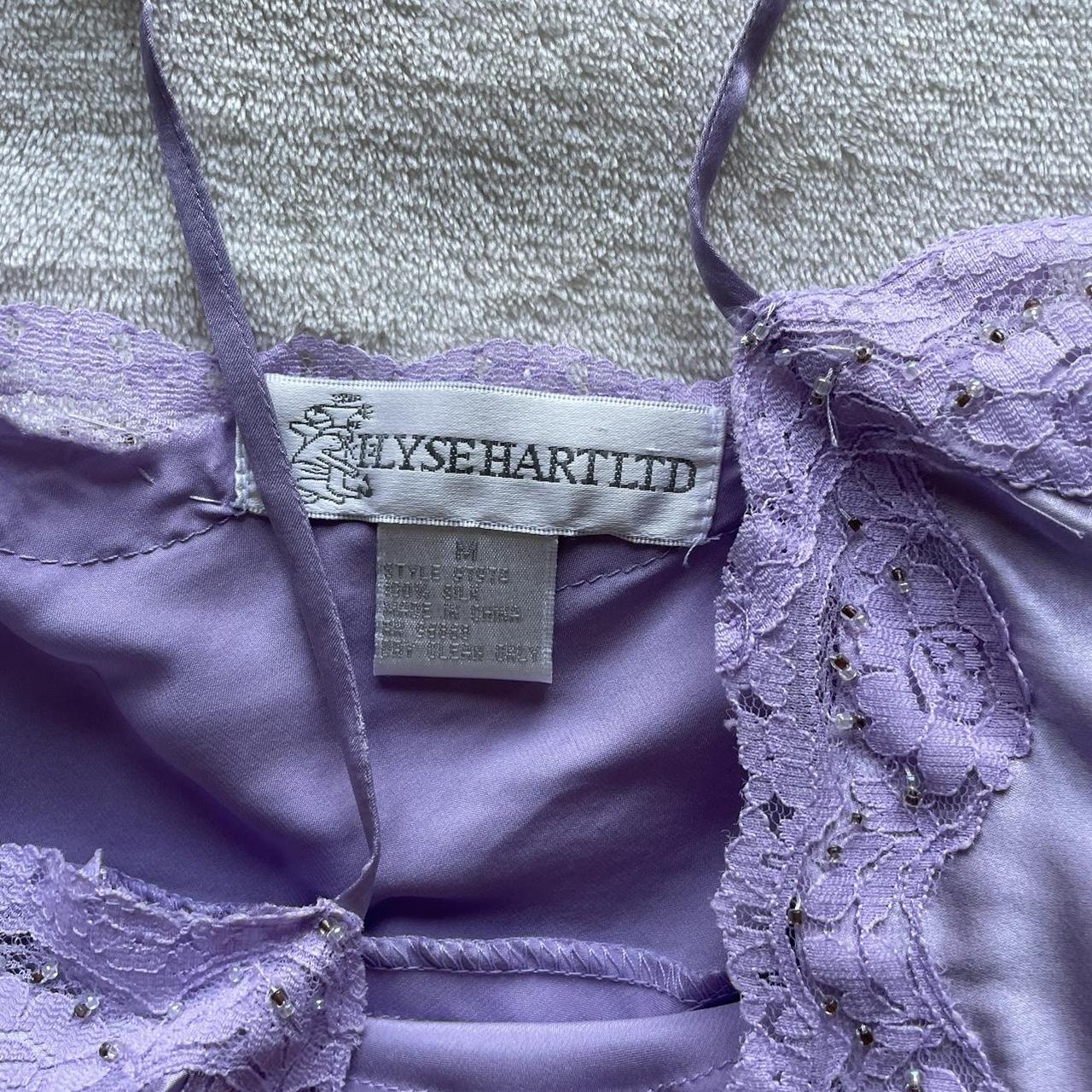 purple silk cami fairy cami size medium minor... - Depop