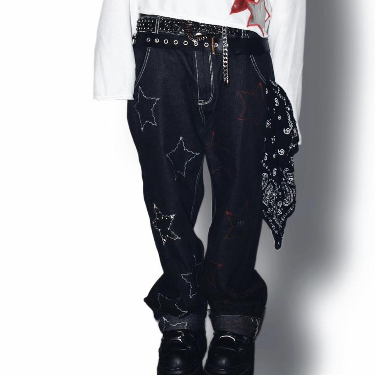 Custom Star Denim -waist 36 -men’s denim -stitched... - Depop