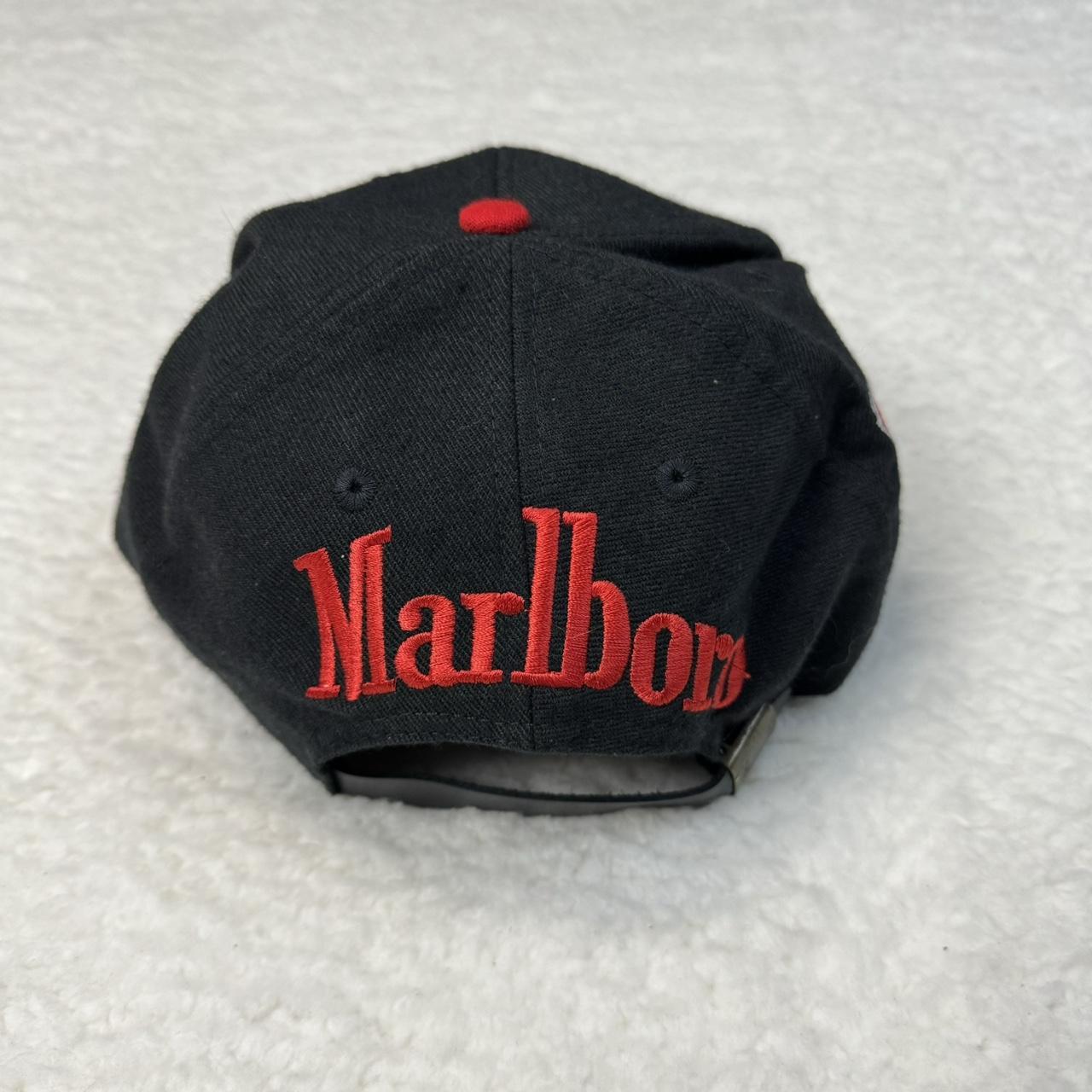 Vintage 90s Marlboro Lizard Rock Baseball Cap... - Depop