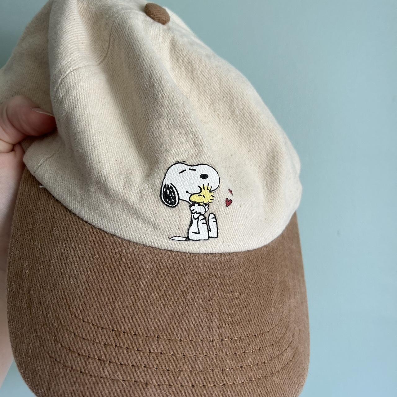 snoopy peanuts two toned baseball hat excellent... - Depop