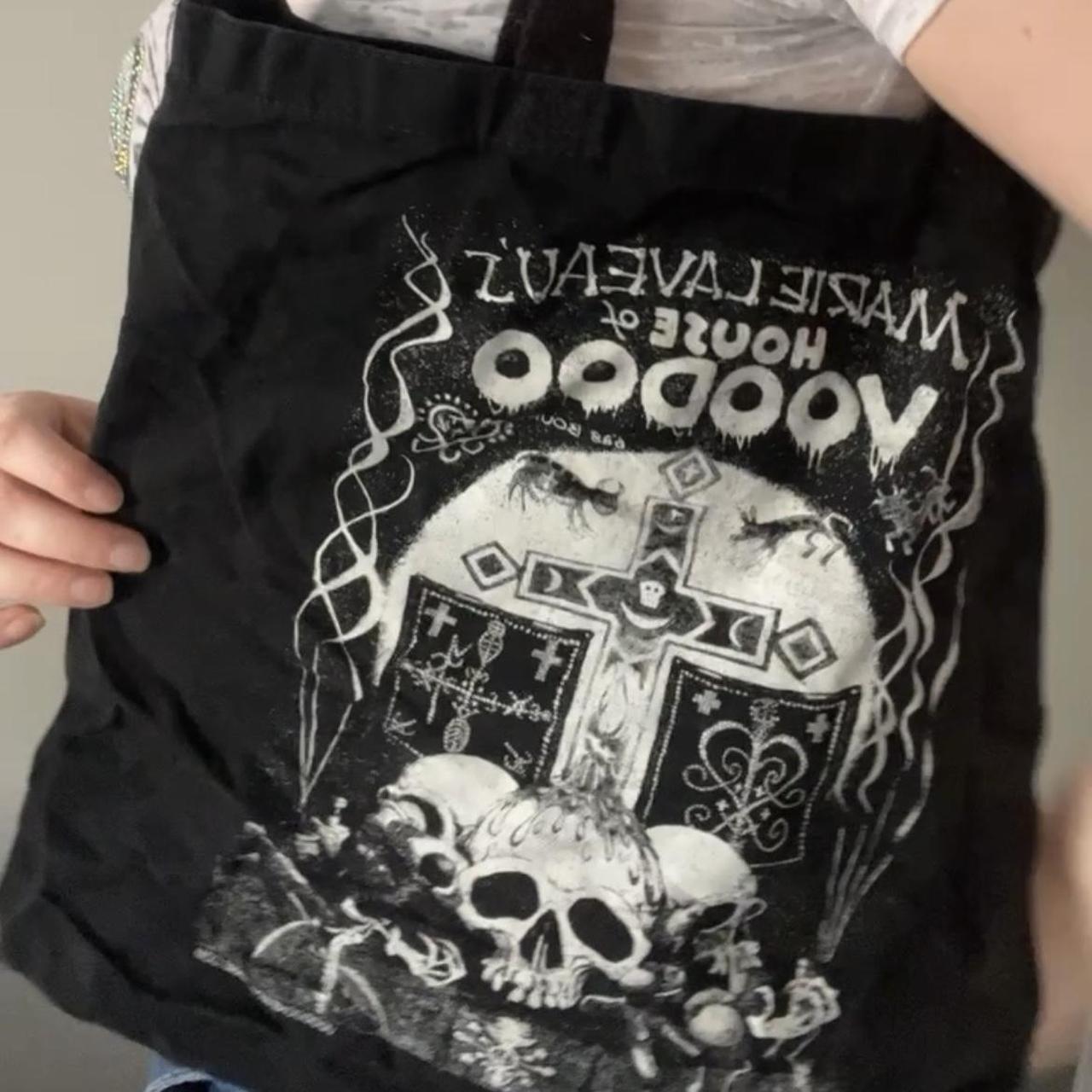 GOTHIC / VOODOO DESIGN TOTE BAG - merch from a... - Depop