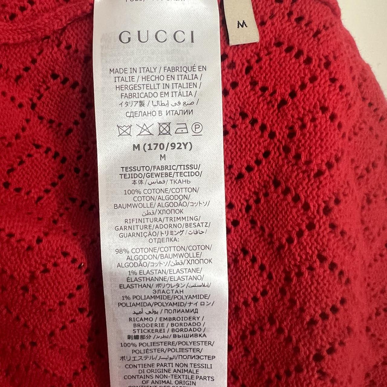 Gucci Women's Red Polo-shirts | Depop