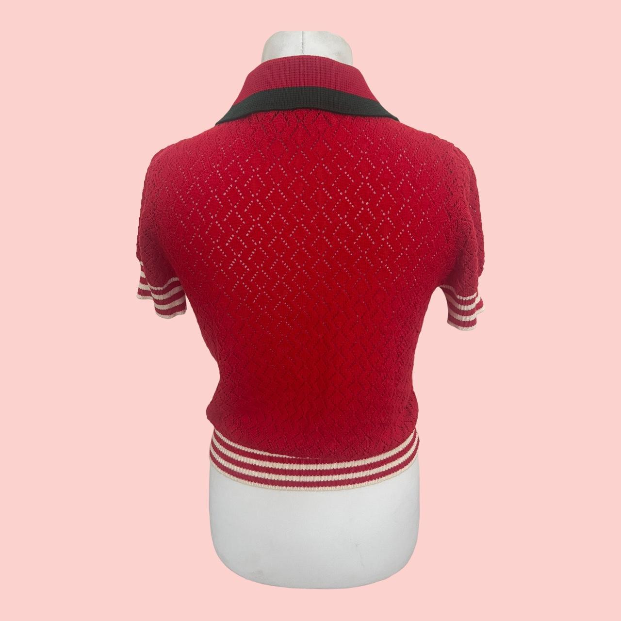 Gucci Women's Red Polo-shirts | Depop