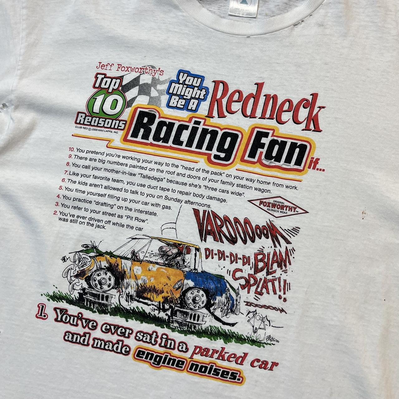 Vintage Redneck Racing T-shirt •XL (see... - Depop