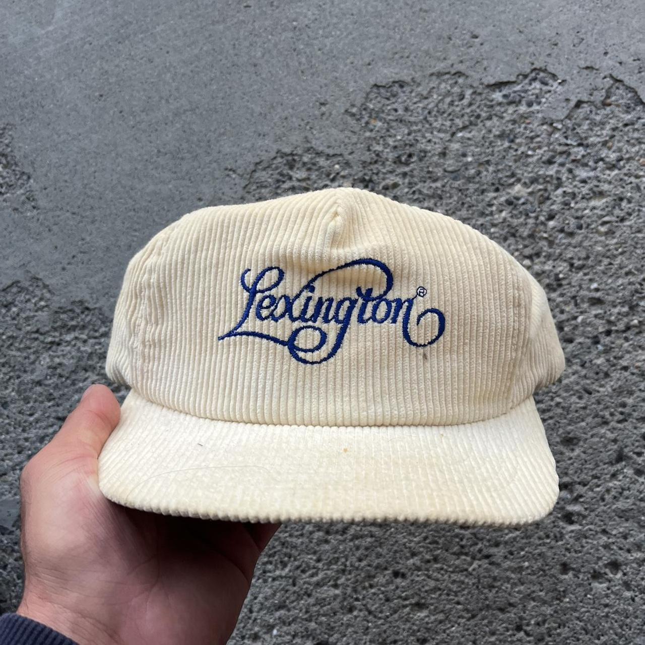 Vintage Corduroy Lexington Hat •Cream colourway... - Depop