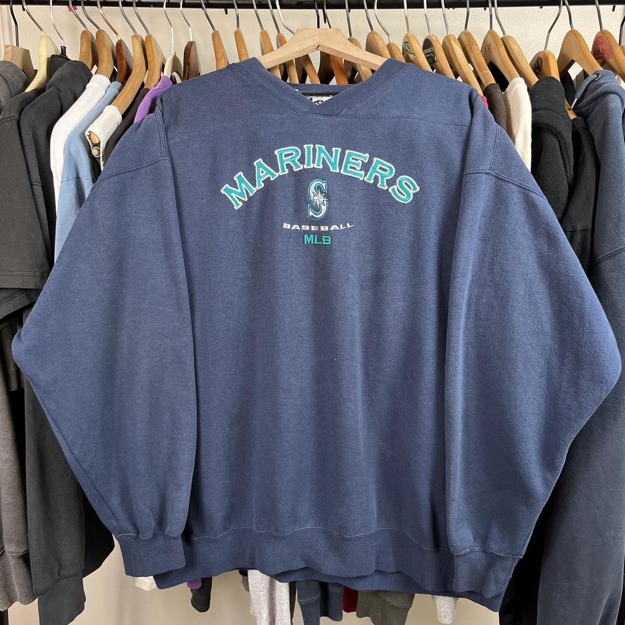 Vintage Seattle Mariners Crewneck •XXL (see... - Depop