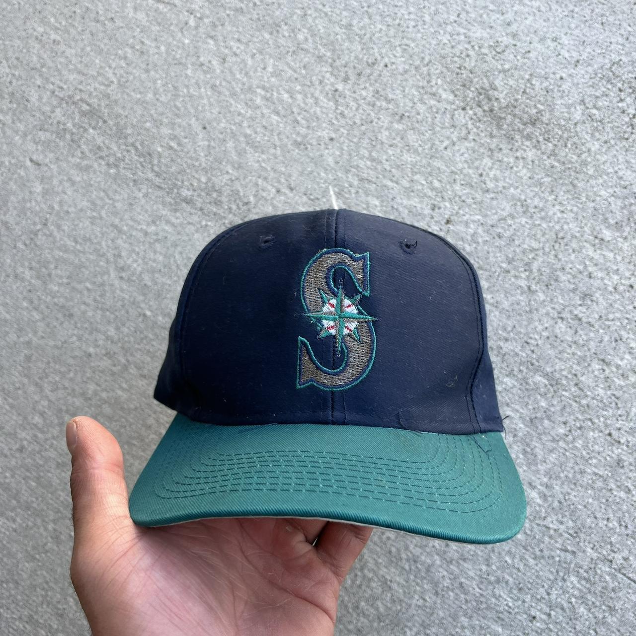 Vintage Seattle Mariners Hat •Blue colourway •One... - Depop