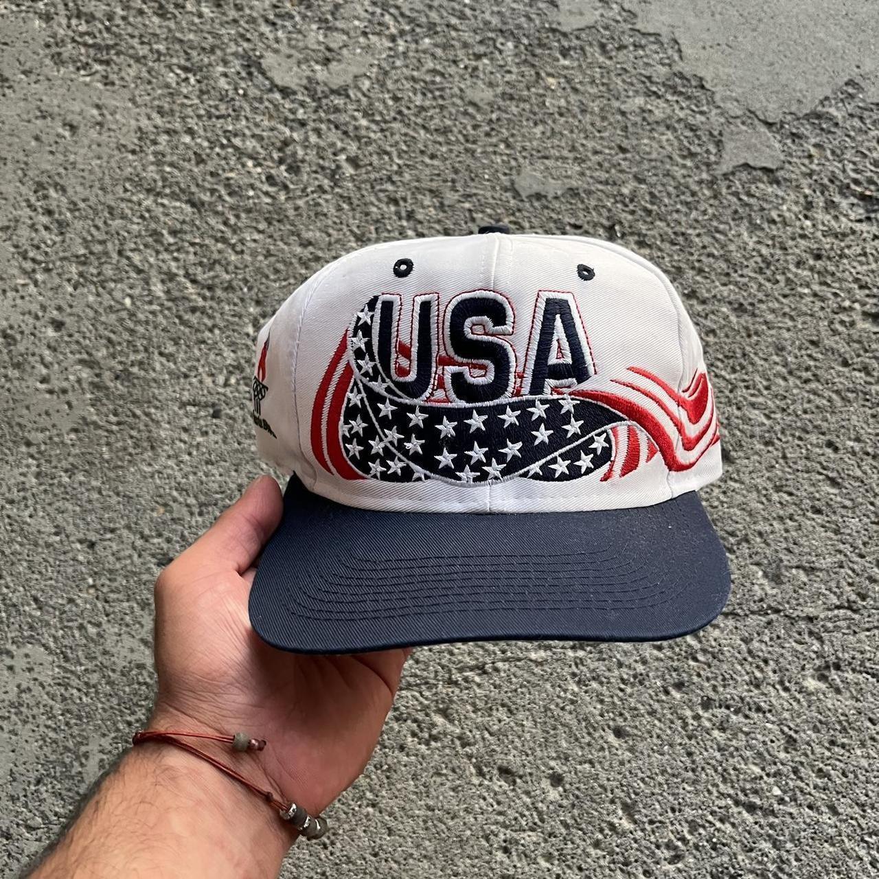 Vintage 1996 Atlanta Olympics Hat •Blue colourway... - Depop