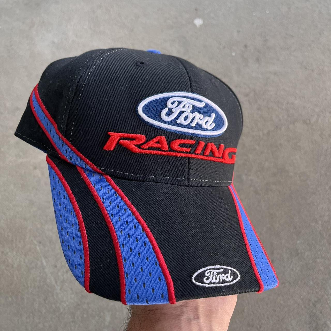 Vintage Ford Racing Hat •Black colourway •One size... - Depop