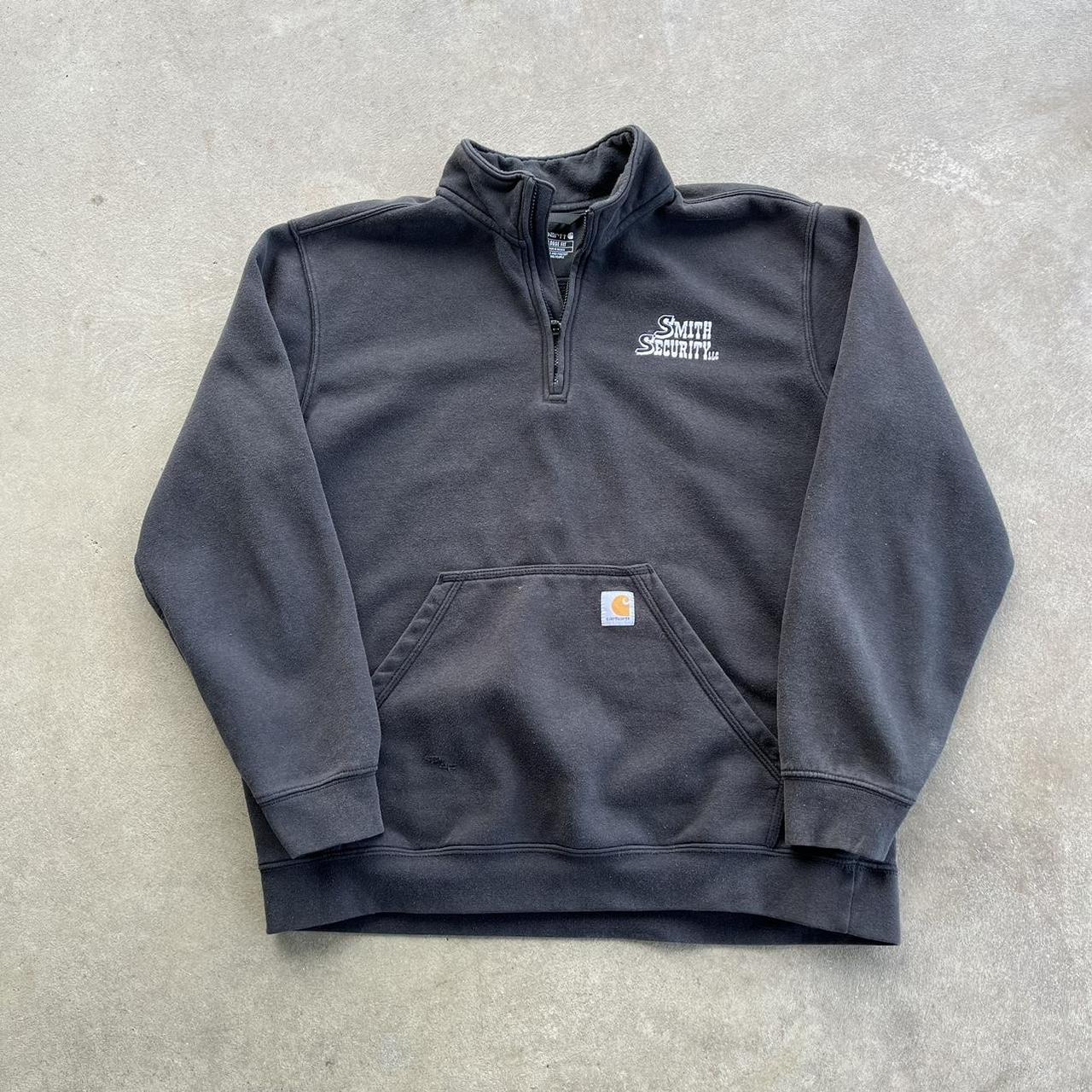 Carhartt Quarter Zip Sweater •Men’s XL (see... - Depop