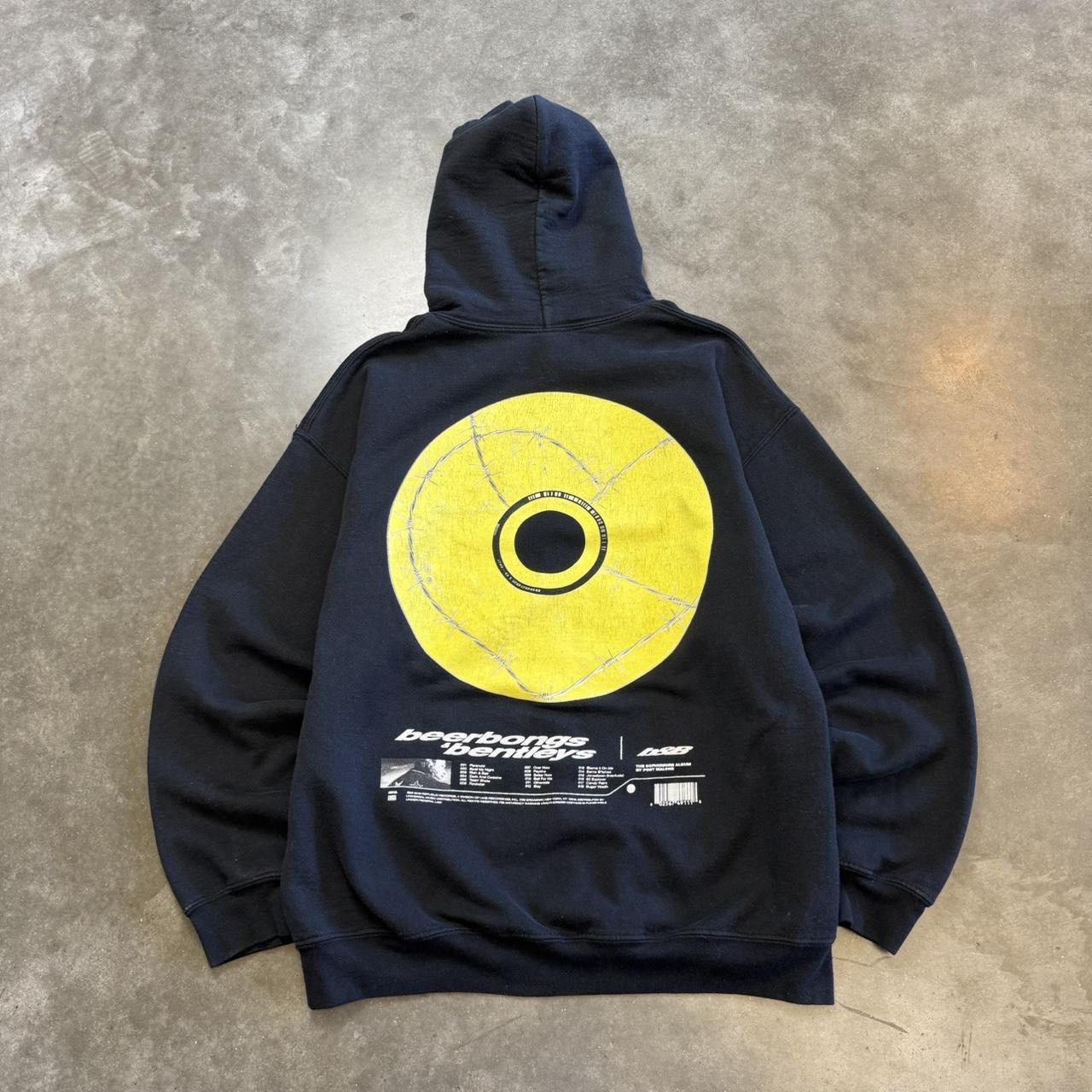 Post Co Post Malone Beer Pong & Bentleys Hoodie... | Depop