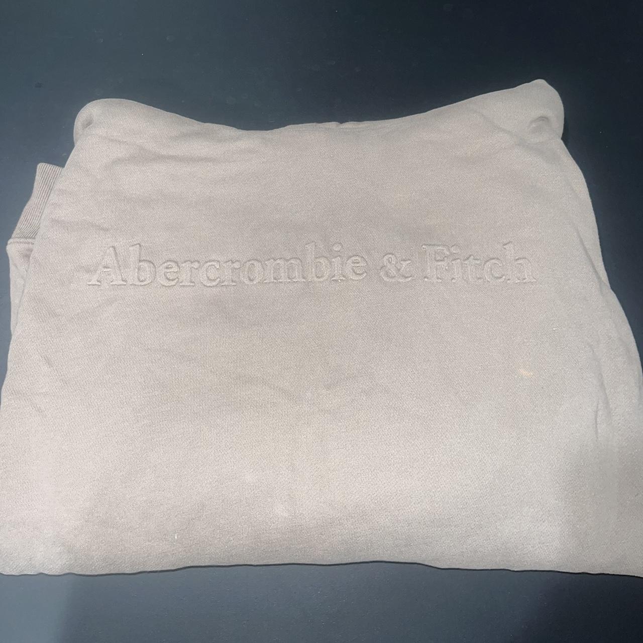 abercrombie hoodie, bleach stains seen in photo - Depop
