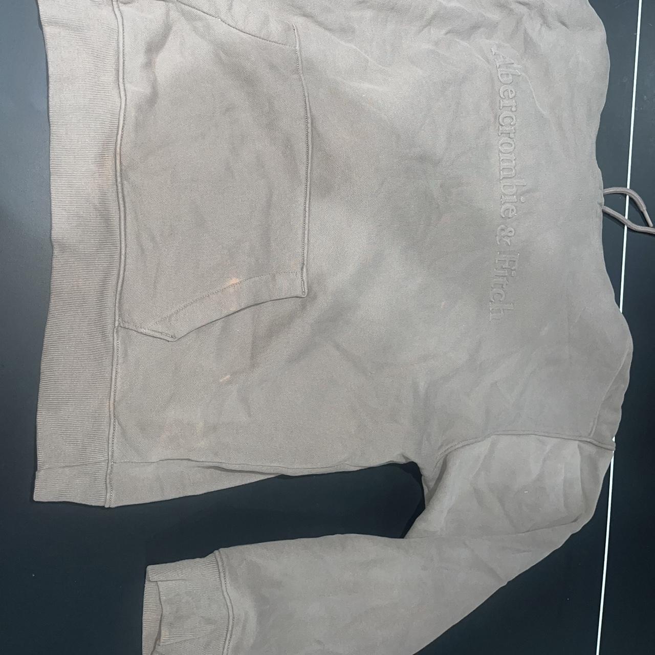 abercrombie hoodie, bleach stains seen in photo - Depop