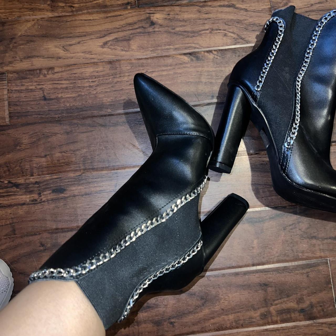 Women’s black boots. Evening boots. Really good... - Depop