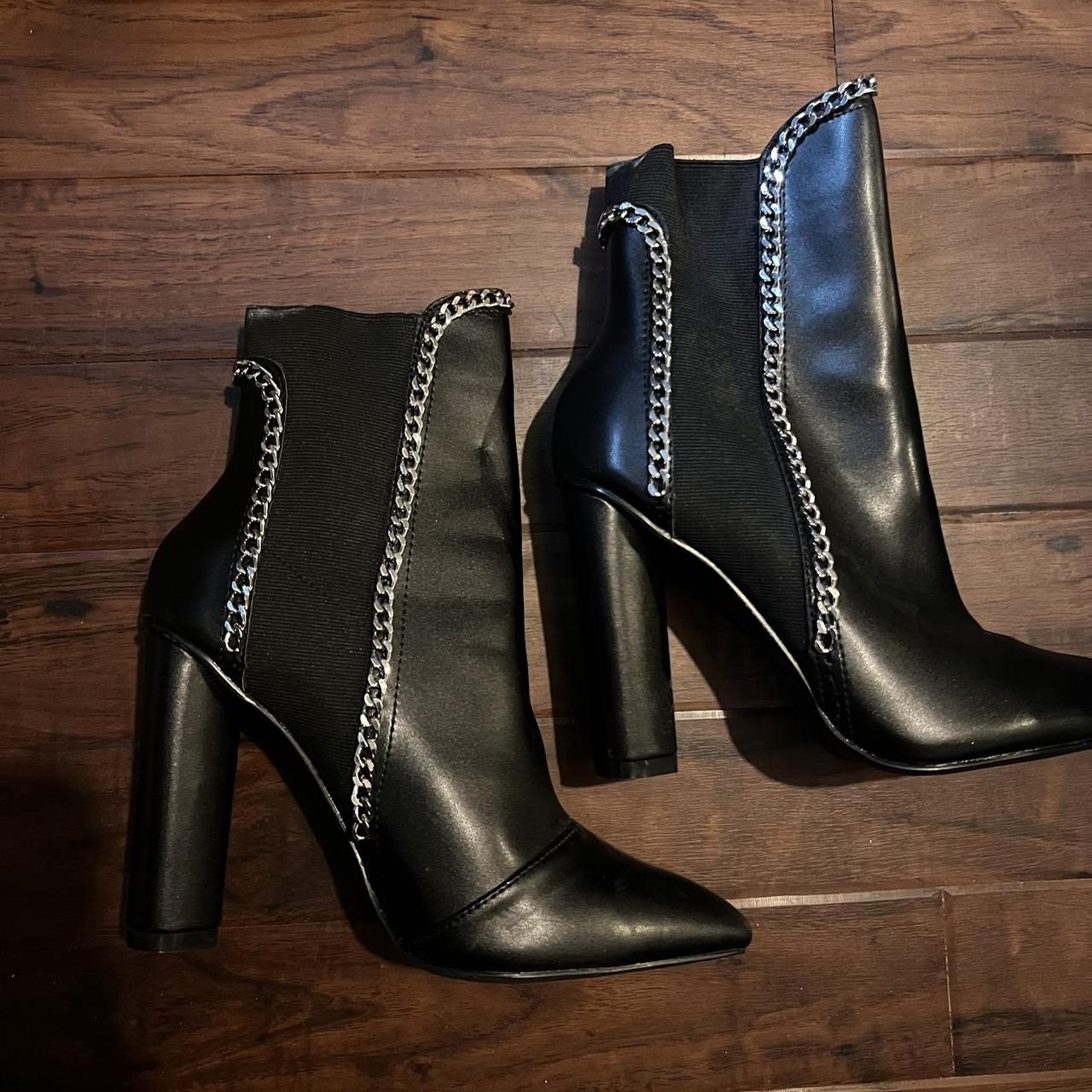 Women’s black boots. Evening boots. Really good... - Depop