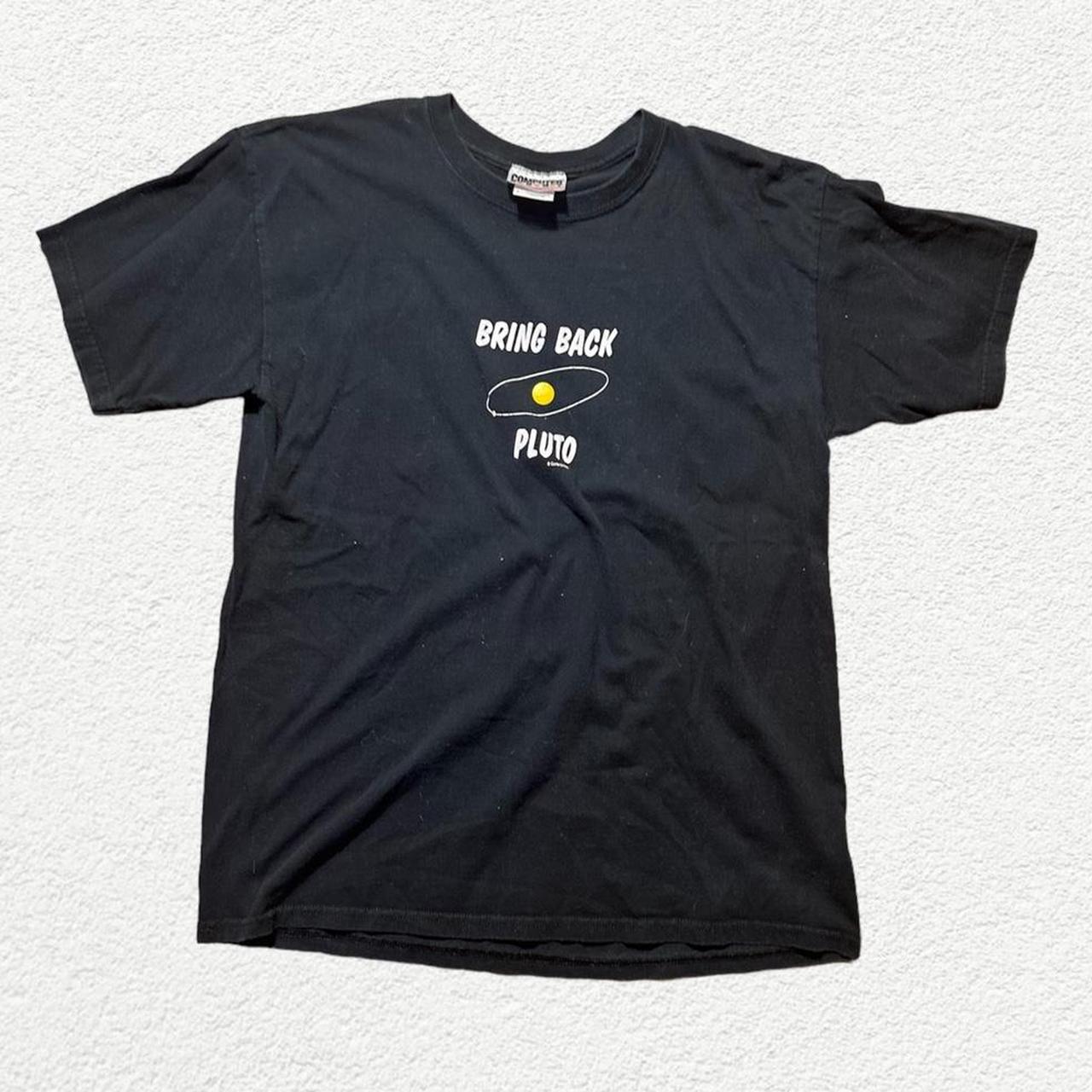 bring back pluto tee tagged size large p2p:... - Depop