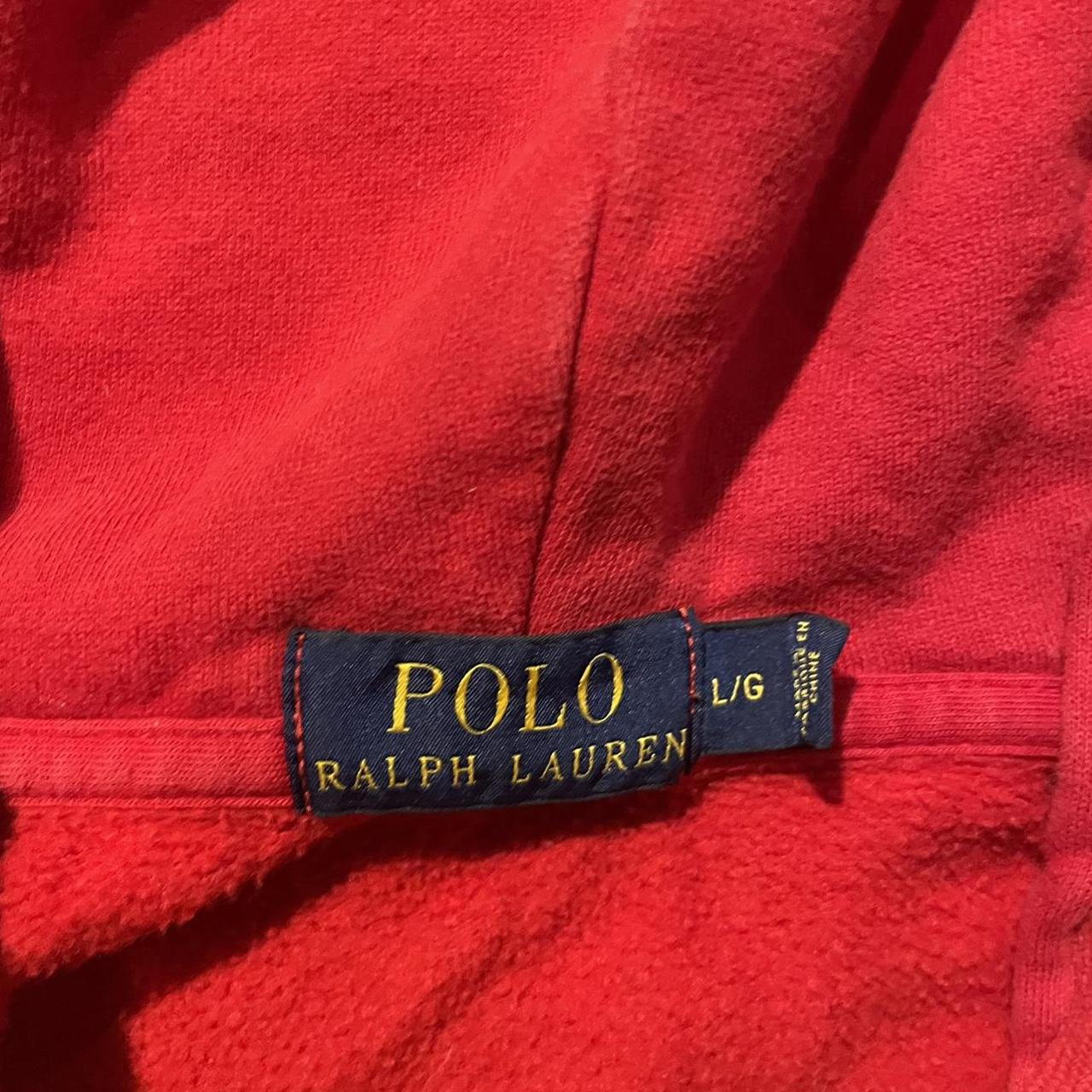 Vintage Distressed Polo Ralph Lauren Zip... - Depop