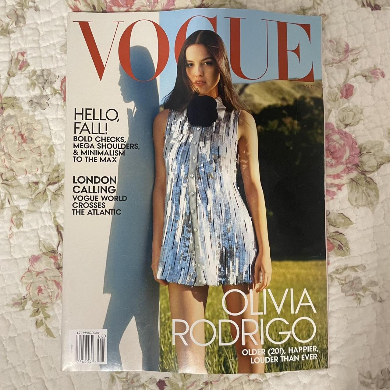 olivia rodrigo vogue magazine 💘 condition shown in... - Depop