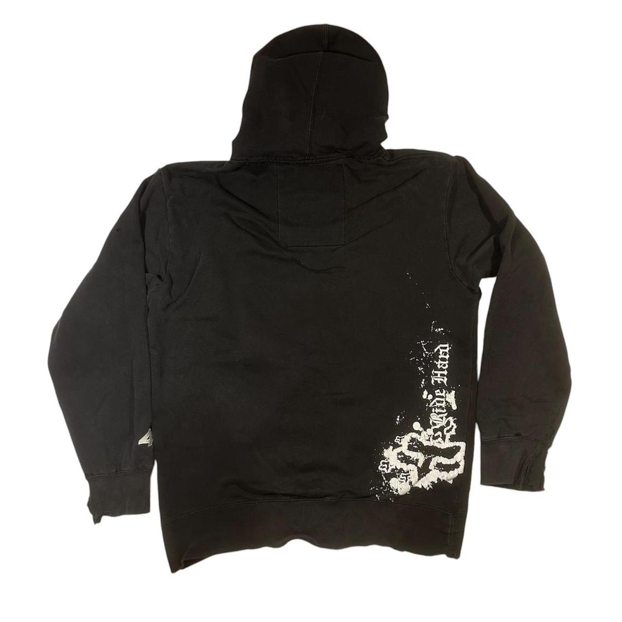 Black and green Monster Energy zip up hoodie Y2K... | Depop