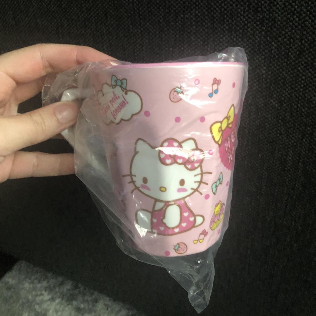 Hello kitty pink plastic cup #hellokitty #sanrio - Depop