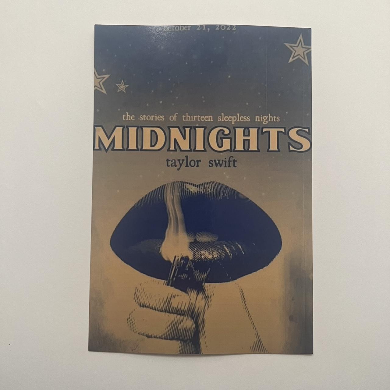 taylor swift midnights mini poster ︎ the perfect... - Depop