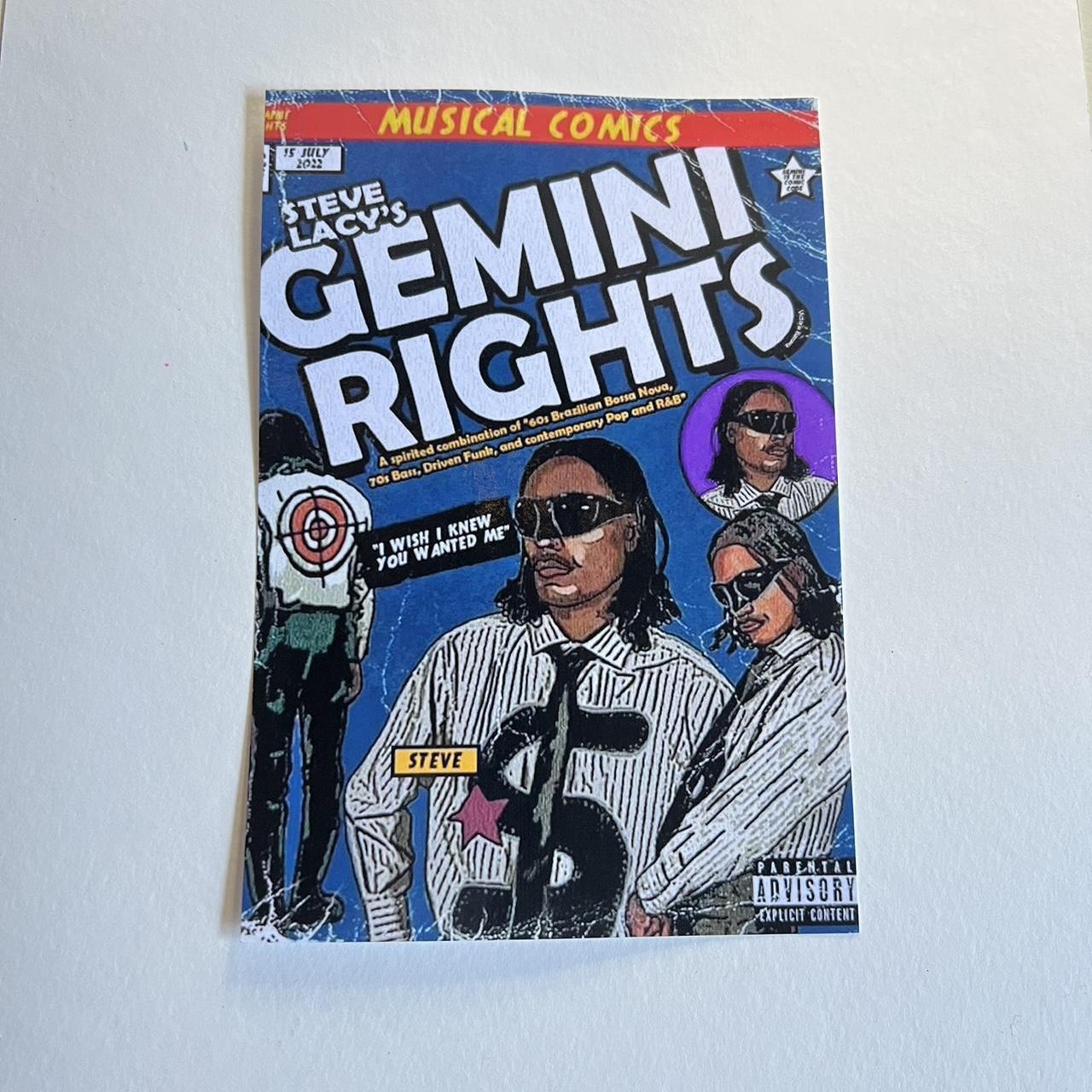 steve lacy gemini rights comic mini poster ︎ the... - Depop