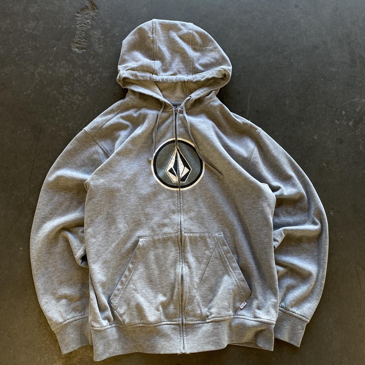Vintage y2k volcom zip up hoodie men’s... - Depop