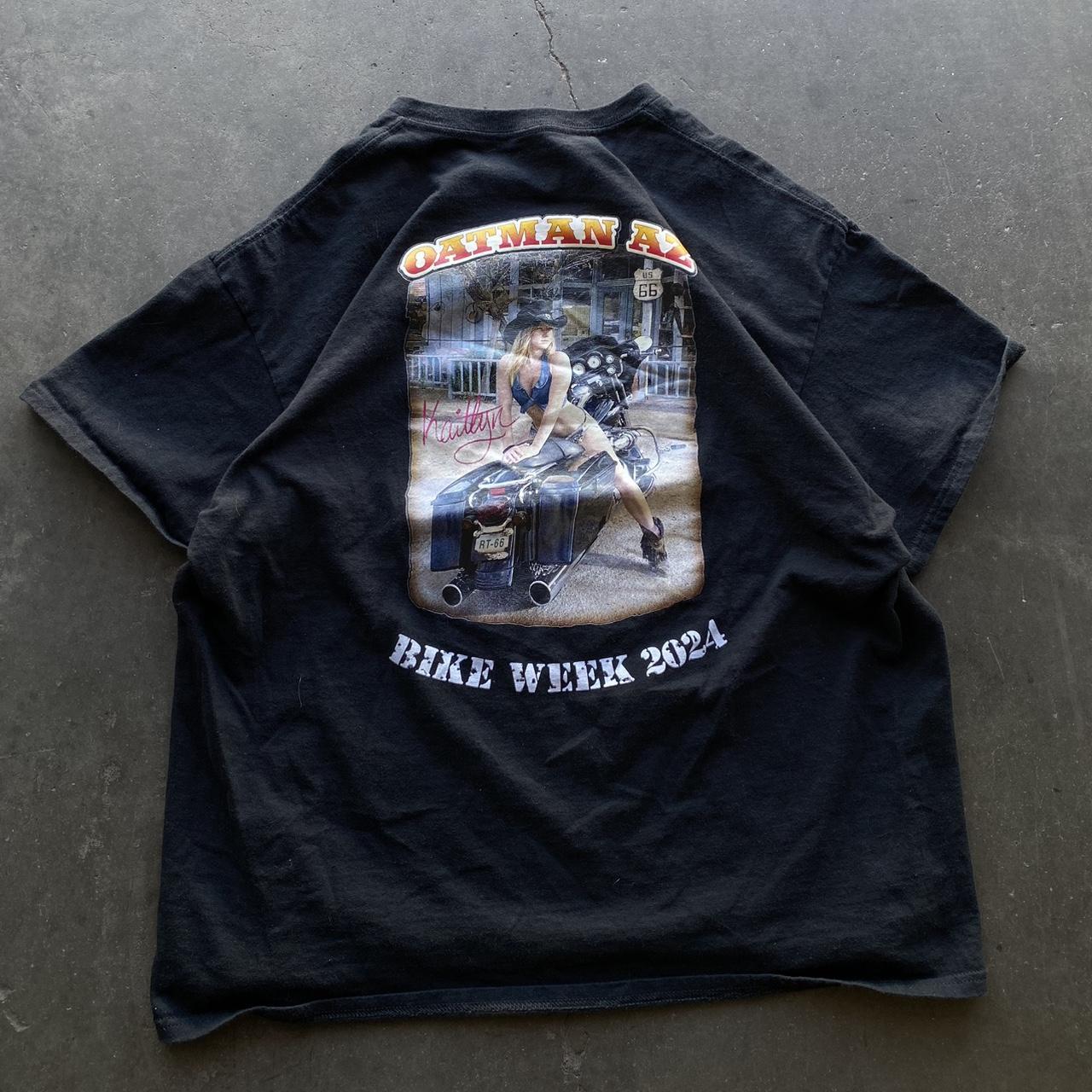 Black vintage Oatman Arizona Bike Week 2024 t-shirt... | Depop