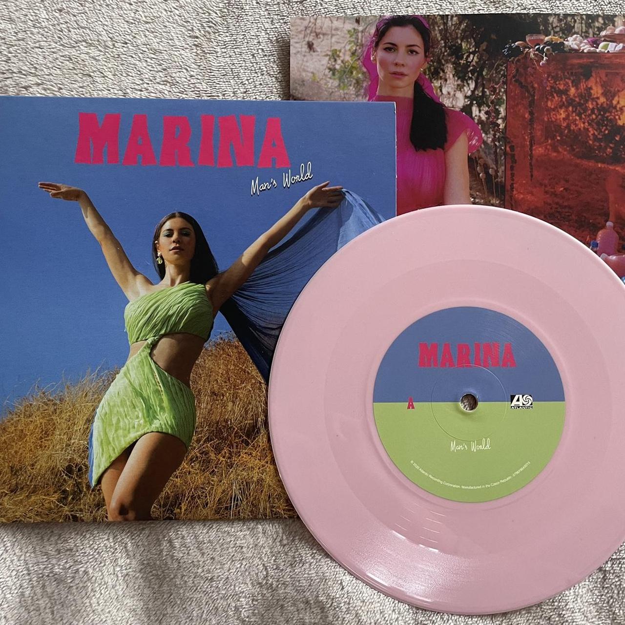 Marina - Man’s World Limited Edition 7” Pink Vinyl... - Depop