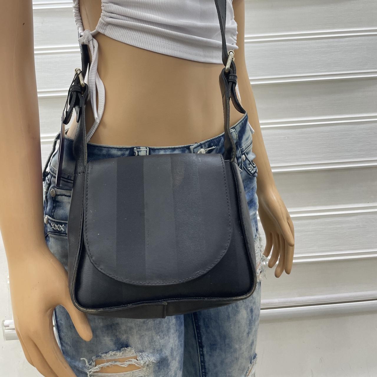 Vintage Fendi Black Pequin Crossbody Bag. This... - Depop