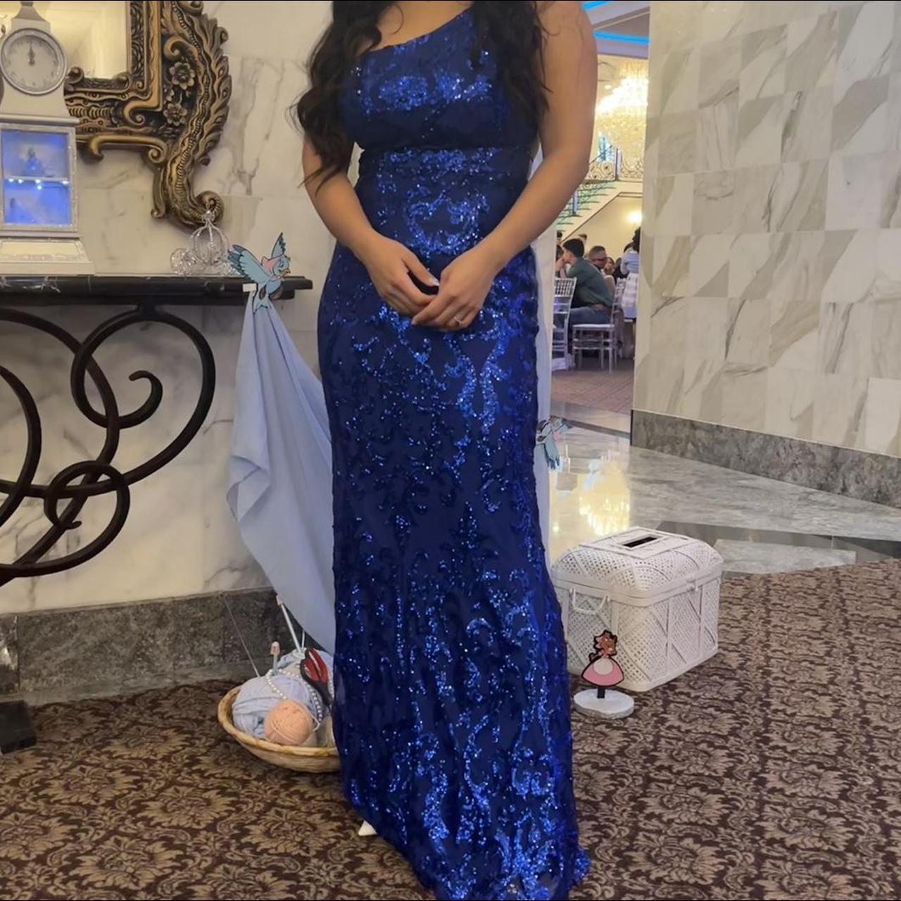 Windsor Blue Sequin dress Originally $119 on site... - Depop