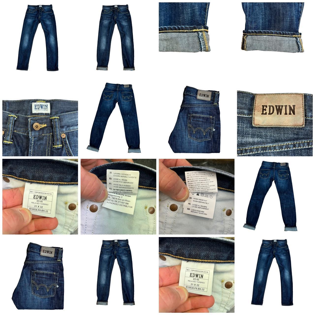 EDWIN JEANS W 30,, L 32,, Mint Edwin tapered jeans... - Depop
