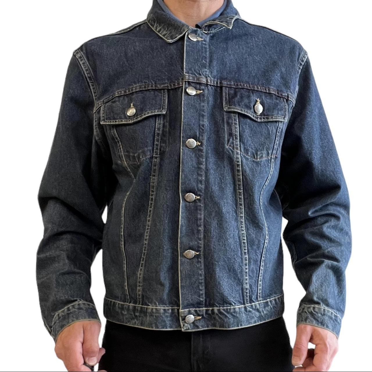 HUGO BOSS DENIM JACKET MINT 90,s Hugo boss vintage... - Depop