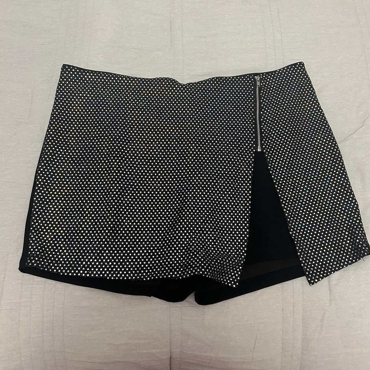Rhinestone skort Size 2x #plussize #skort... - Depop