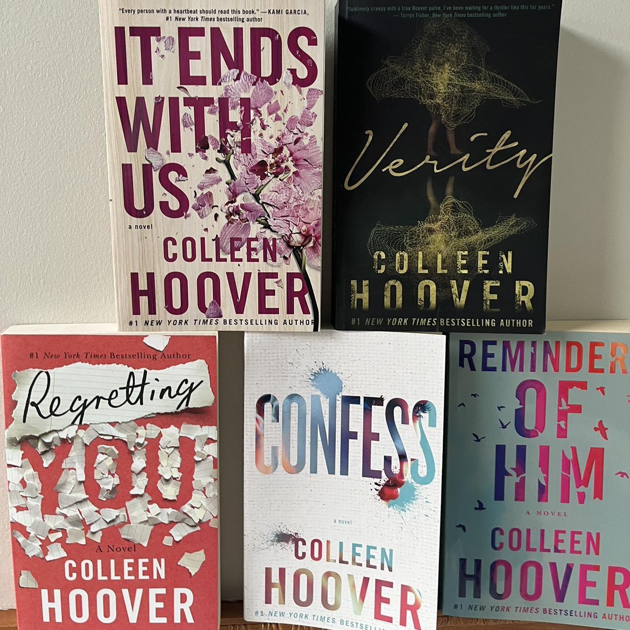 set of 5 Colleen Hoover books: Confess, It Ends With... - Depop