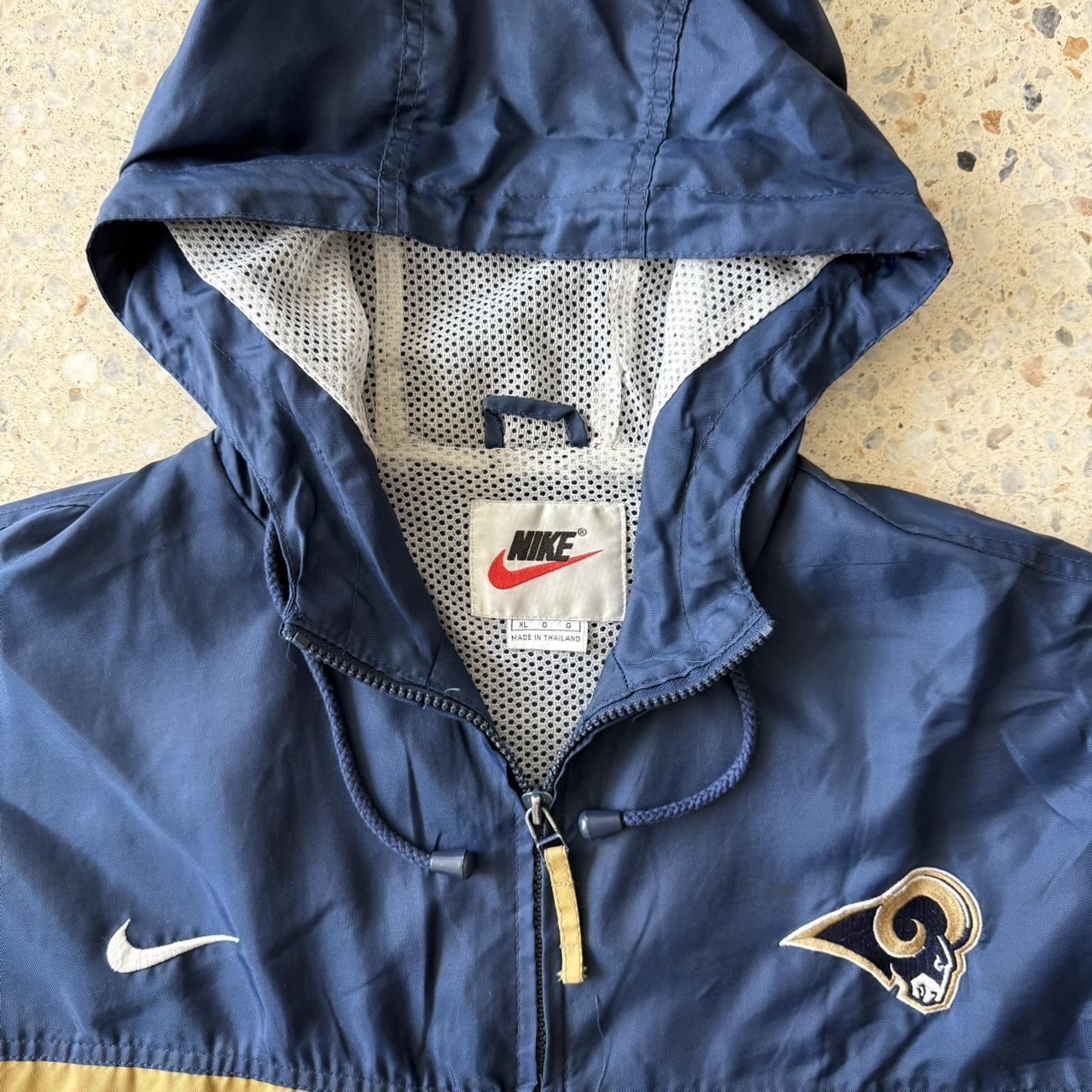 vintage nike rams jacket - excellent condition - XL | Depop