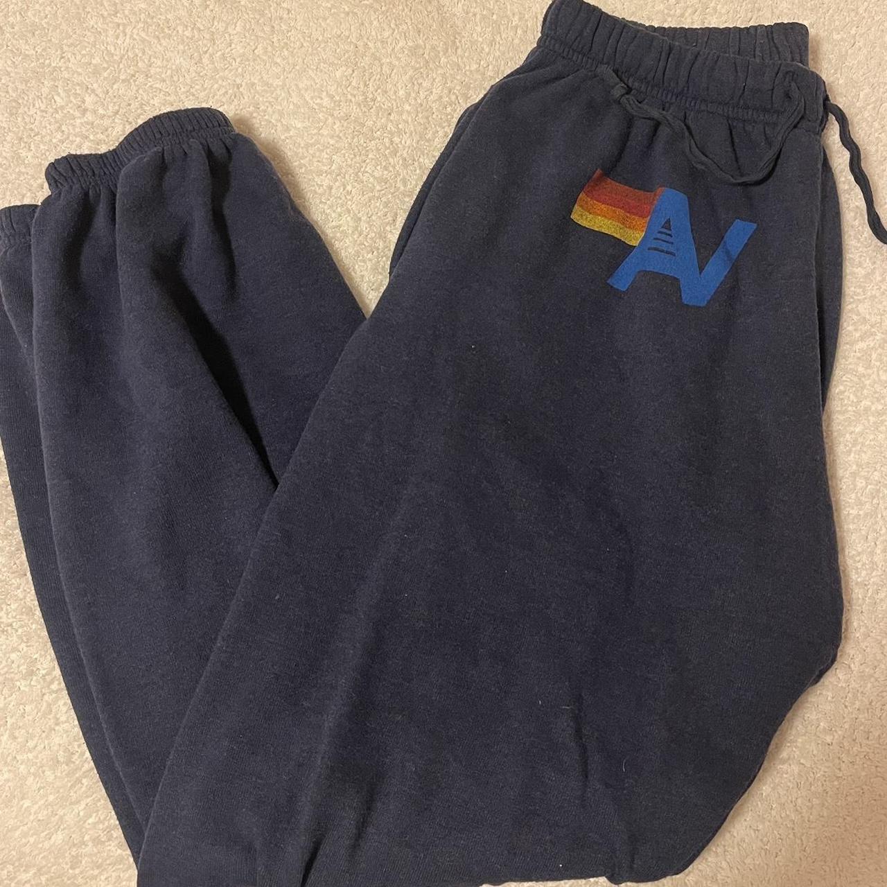 Aviator Nation Women's Navy Joggers-tracksuits | Depop