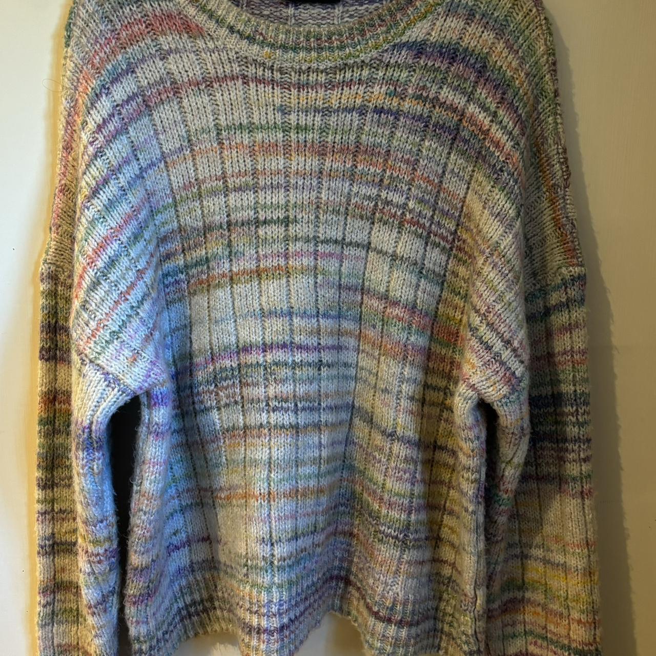 Stripy sweater - Depop