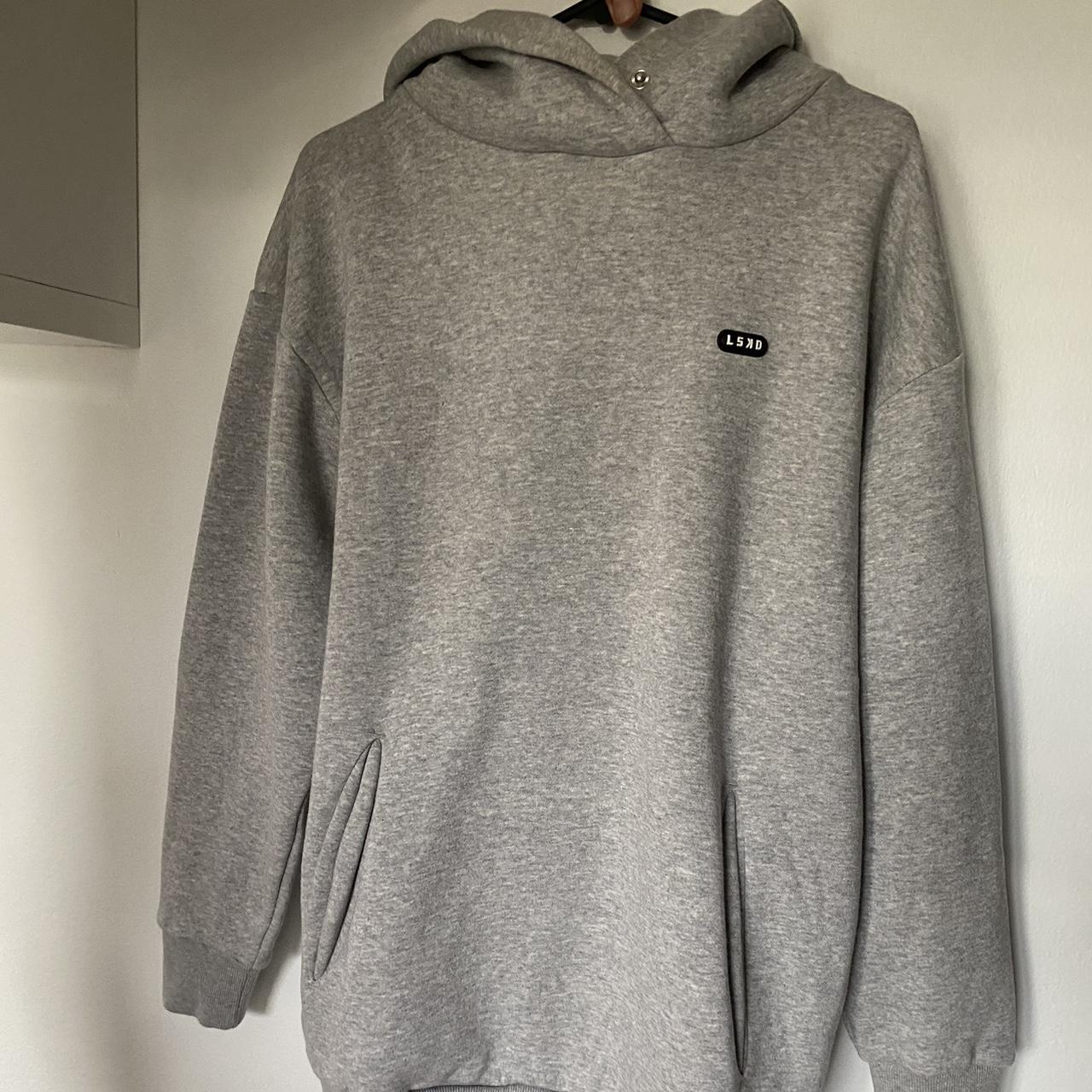 GREY LSKD JUMPER WORN ONCE BRAND NEW Would fit xs - m - Depop