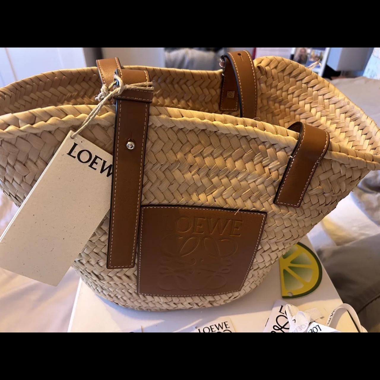Authentic Loewe medium basket bag complete with... - Depop