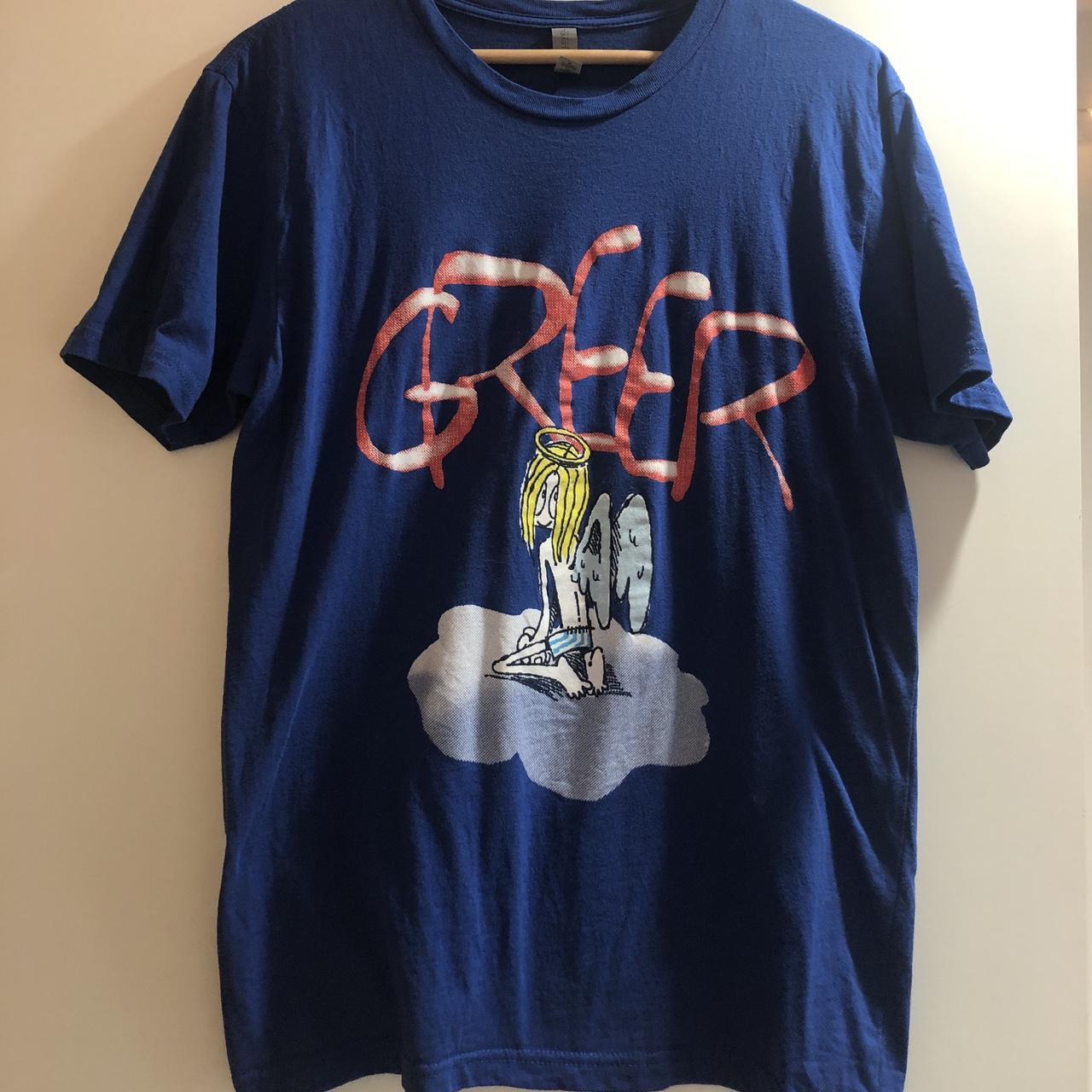 greer blue angel tee shirt band merch from greer’s... - Depop