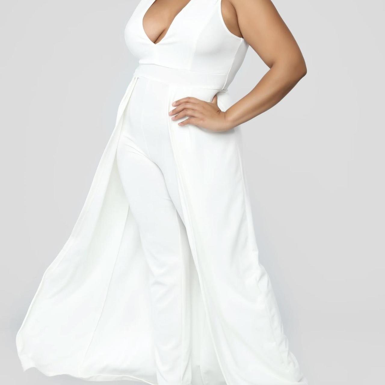 FASHIONNOVA Middle of Things Jumpsuit US Size 2X I... - Depop