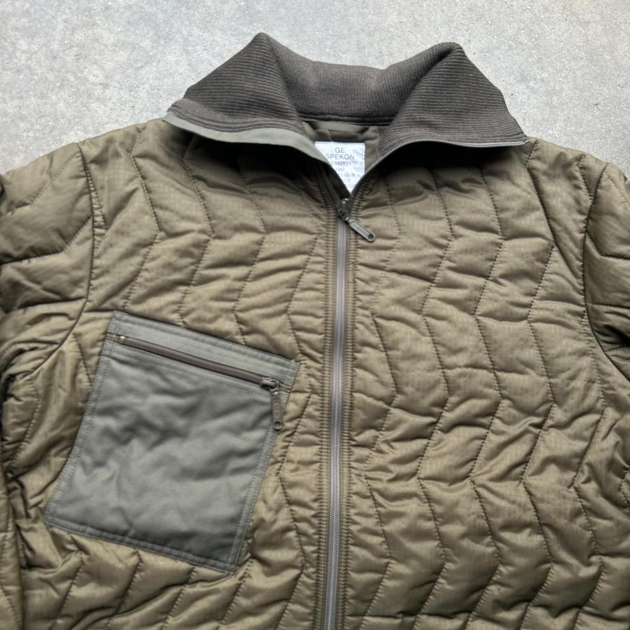 Vintage 90s German Military Liner Jacket Size large... | Depop