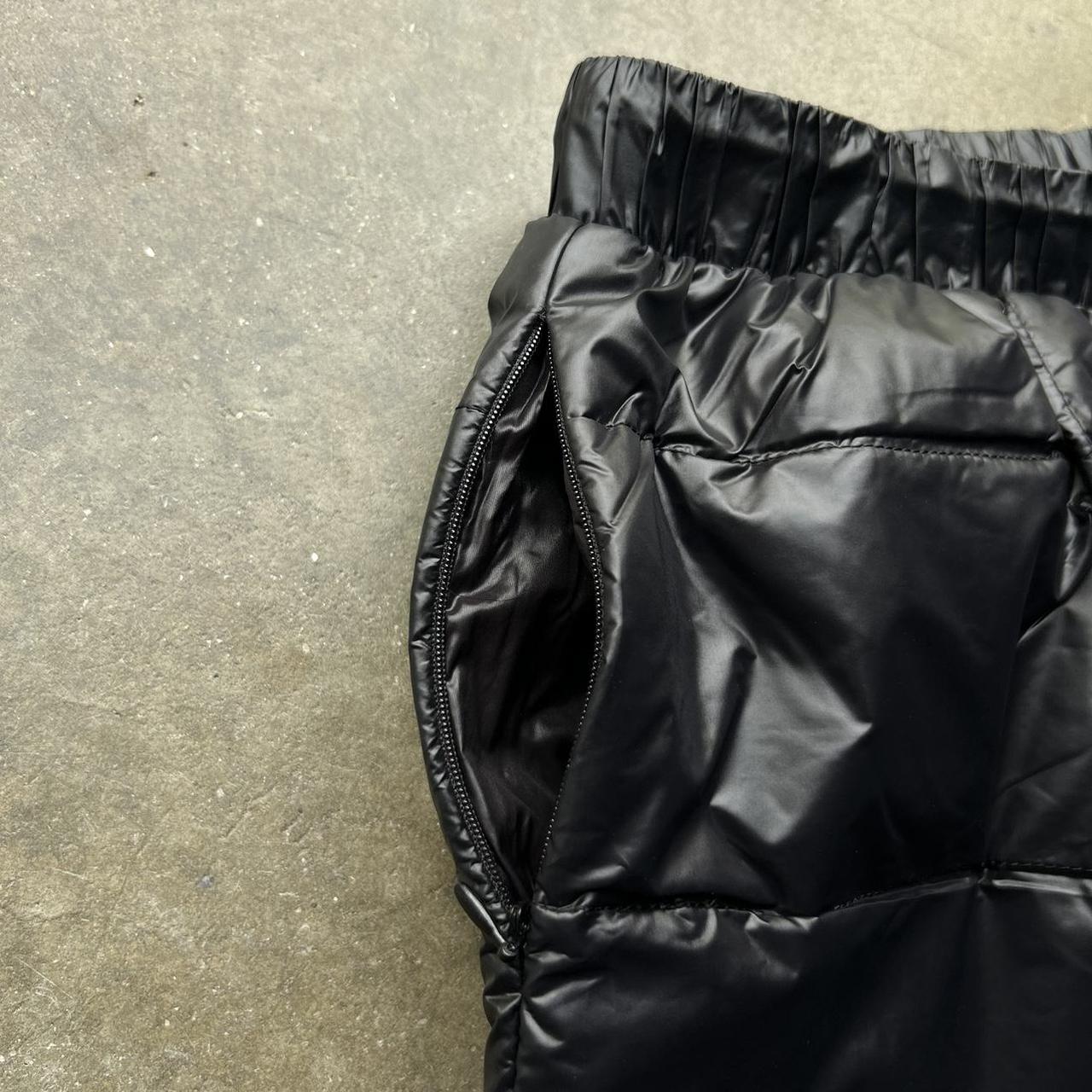 Panltcy winter down puffer pants black Size... - Depop