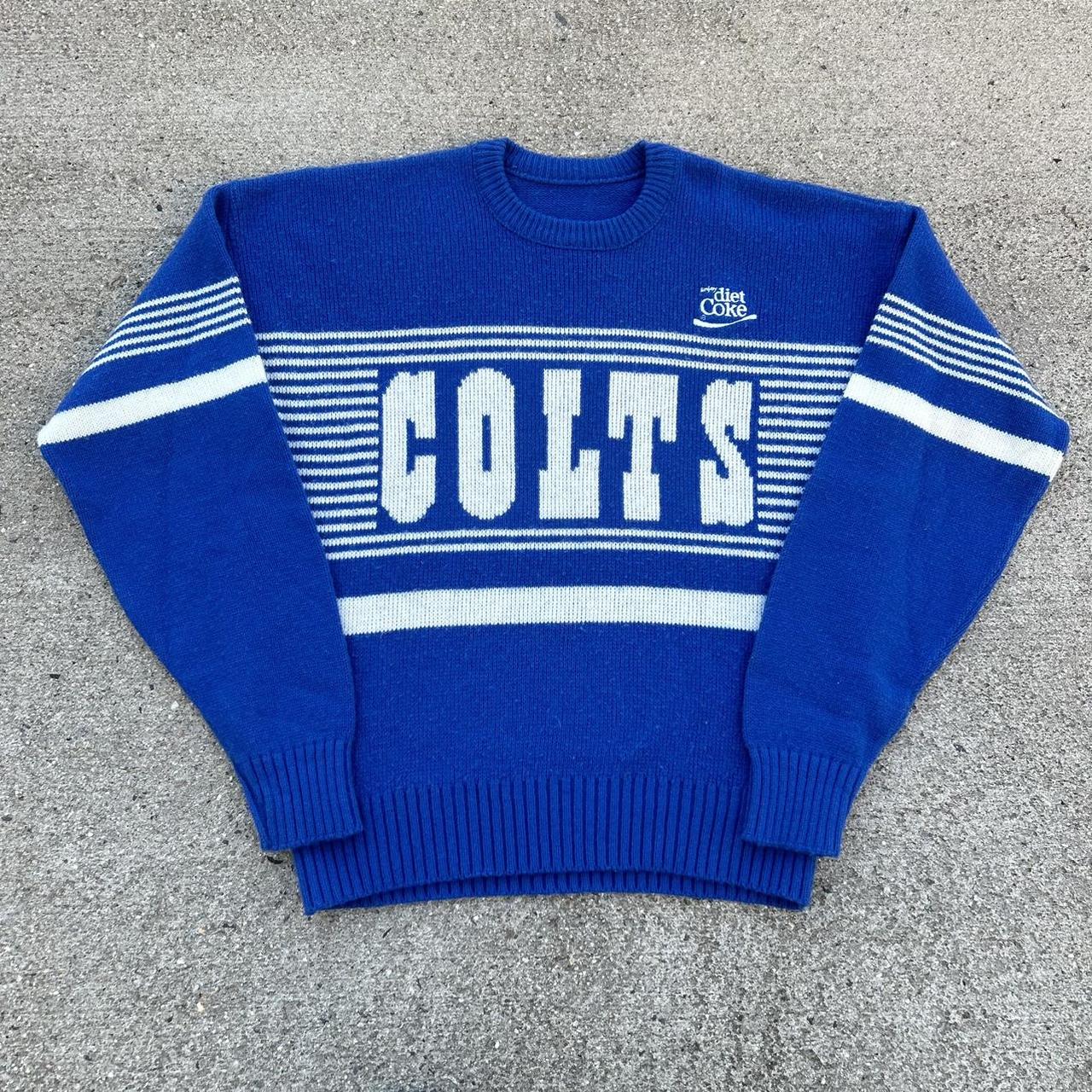 Vintage 80s 90s NFL Indianapolis Colts sweater... - Depop