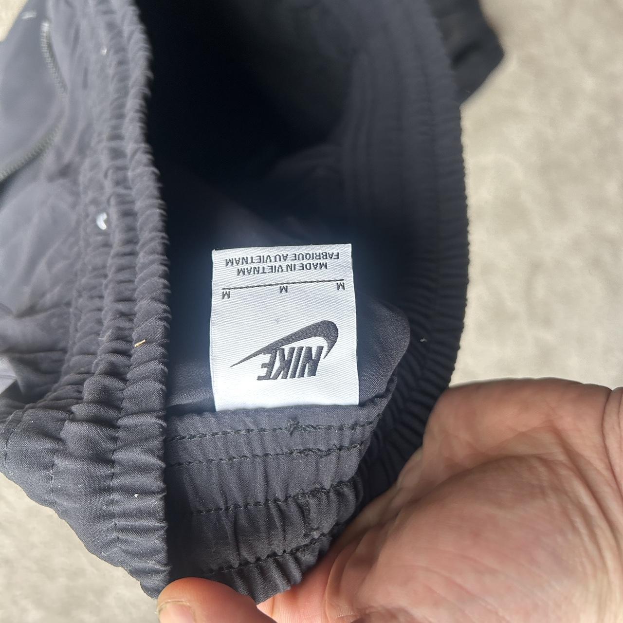 Nike airmax black woven cargo pants - Depop