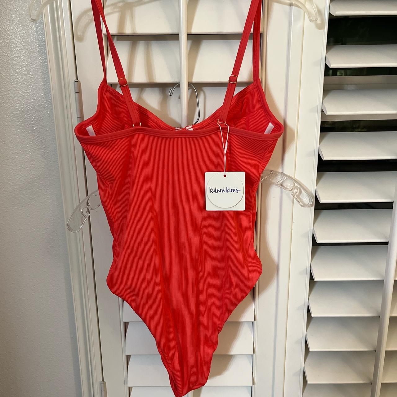 New with tags Kulani Kinis one piece red/pinkish... - Depop