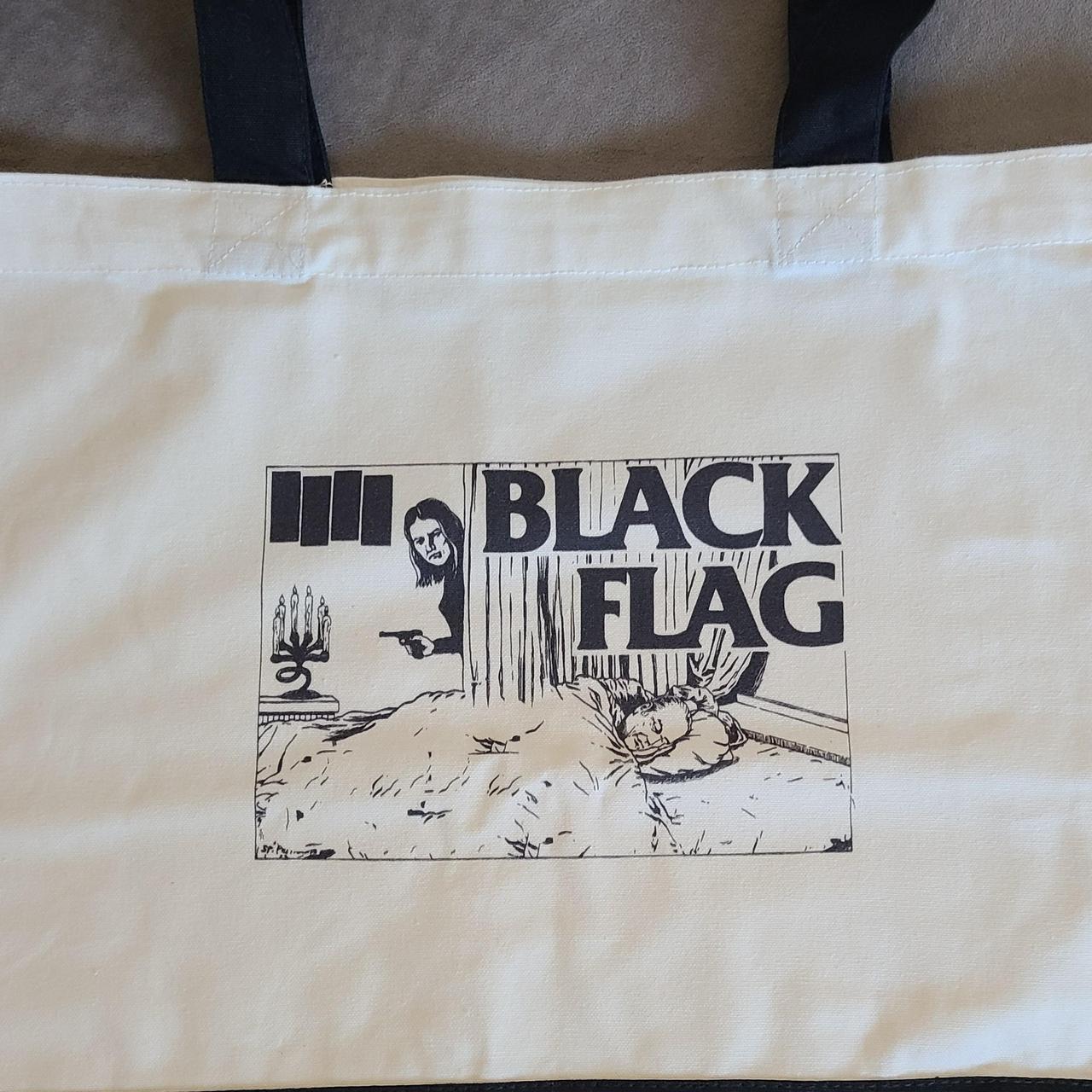 Black flag tote #blackflag - Depop