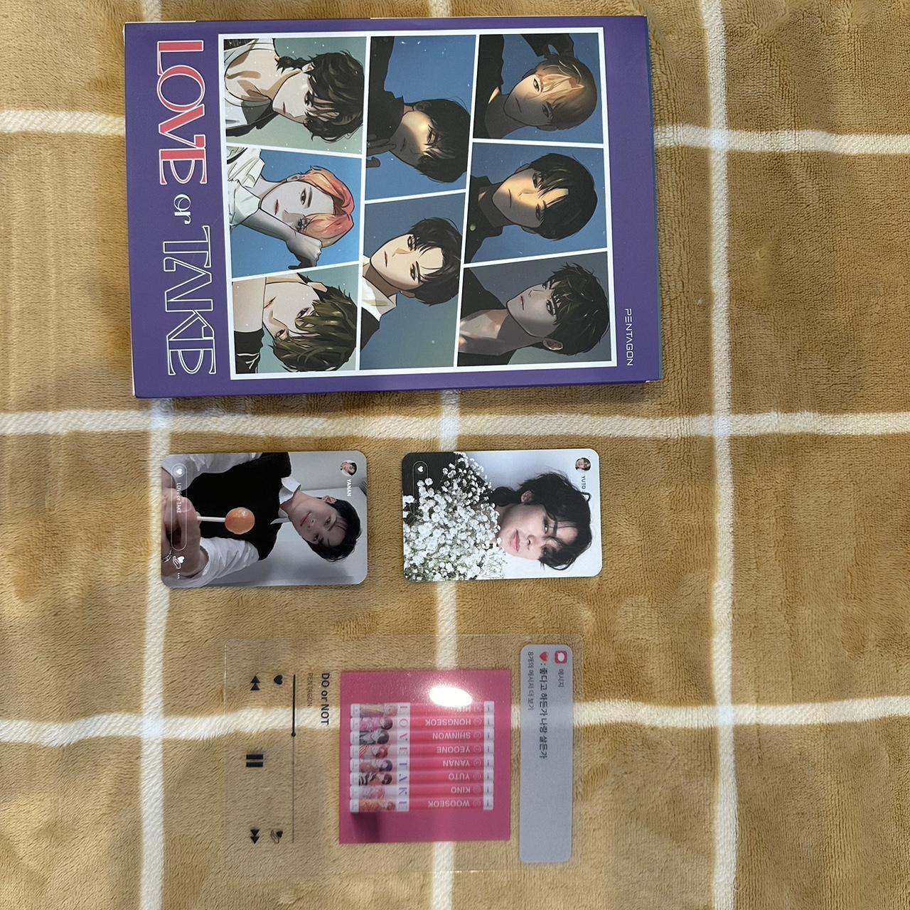 Pentagon “Love or Take” Album All inclusions... - Depop