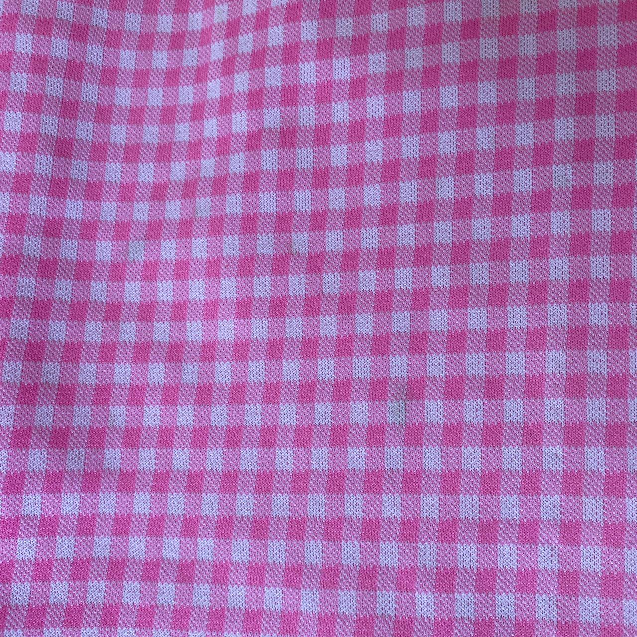 Vintage 70s Pink Gingham Skort 1970s Pykettes Depop